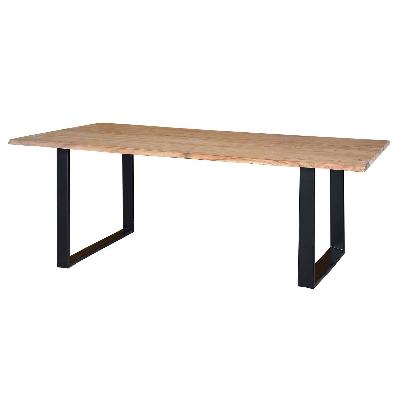 Table rectangulaire, table rectangulaire extensible en bois massif