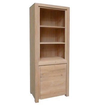 Meuble colonne en bois massif