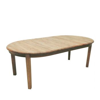 Table ronde, table ronde extensible en bois massif