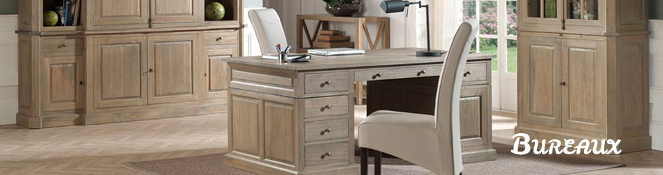 Bureau en bois massif